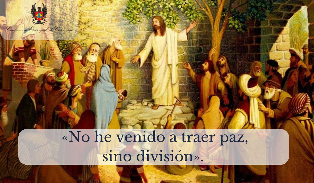 20 de octubre | Lectura del sato Evangelio según san Lucas 12,49-53 ...