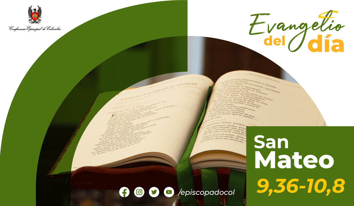 18 de junio | Lectura del santo Evangelio según san Mateo 9, 36-10,8 ...