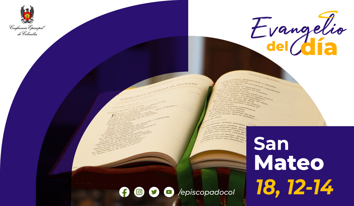 10 de diciembre | Lectura del santo Evangelio según San Mateo 18, 12-14 ...