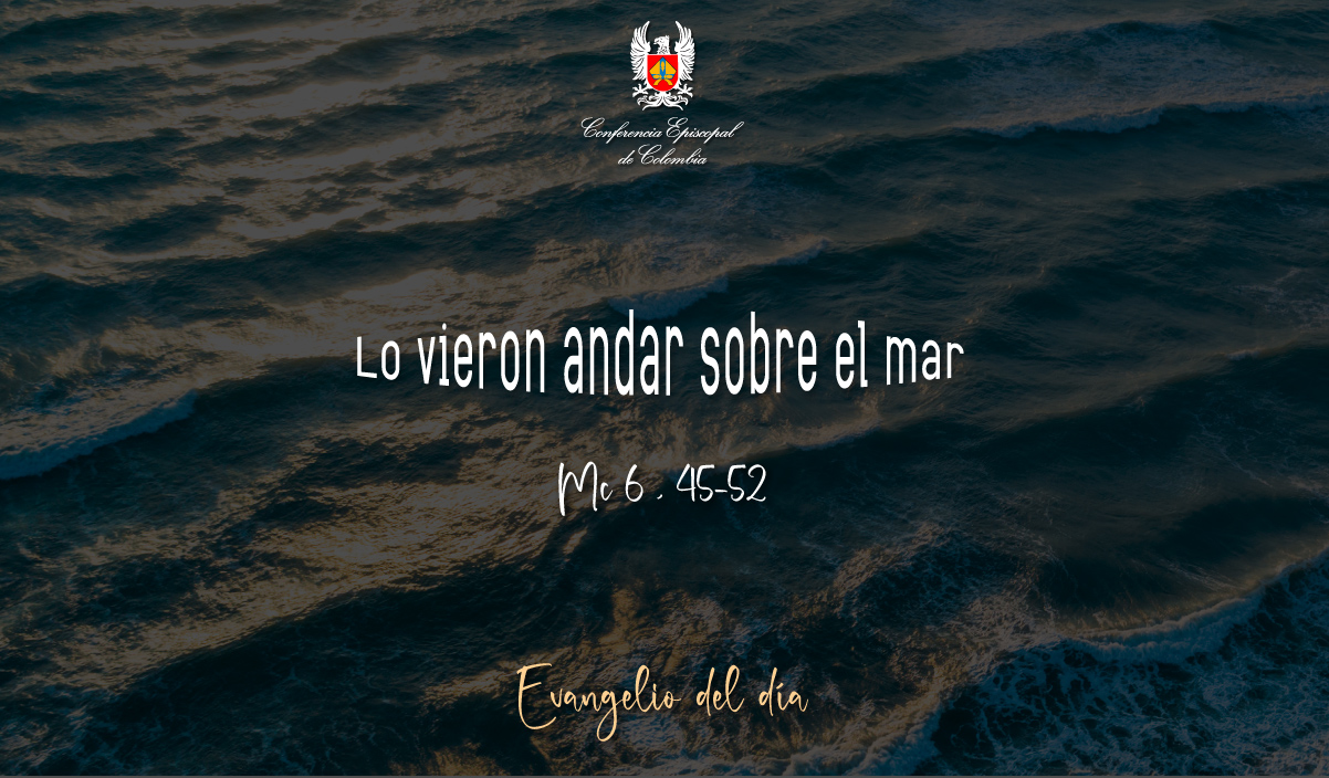 8 de enero | Lectura del santo Evangelio según San Marcos 6, 45-52 ...
