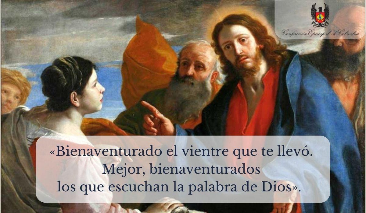 8 de octubre | Lectura del santo Evangelio según san Lucas. 11, 27-28 | Conferencia Episcopal de ...