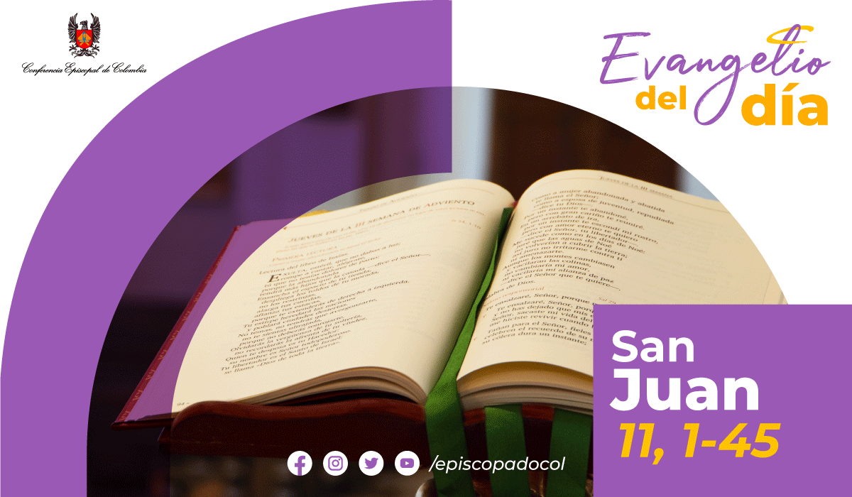 26 de marzo | Lectura del santo Evangelio según san Juan 11, 1-45 ...