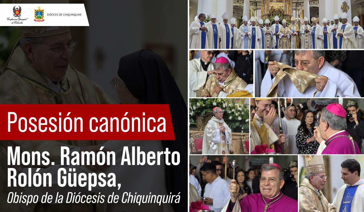 Monseñor Ramón Alberto Rolón Güepsa asume como quinto obispo de la ...
